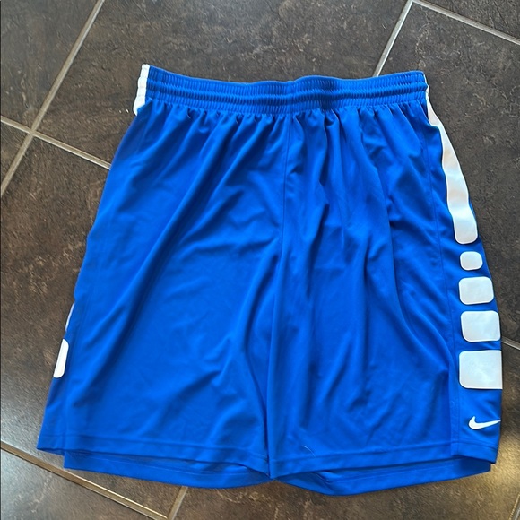 Nike | Shorts | Nike Blue And White Athletic Shorts With Mesh Texture ...